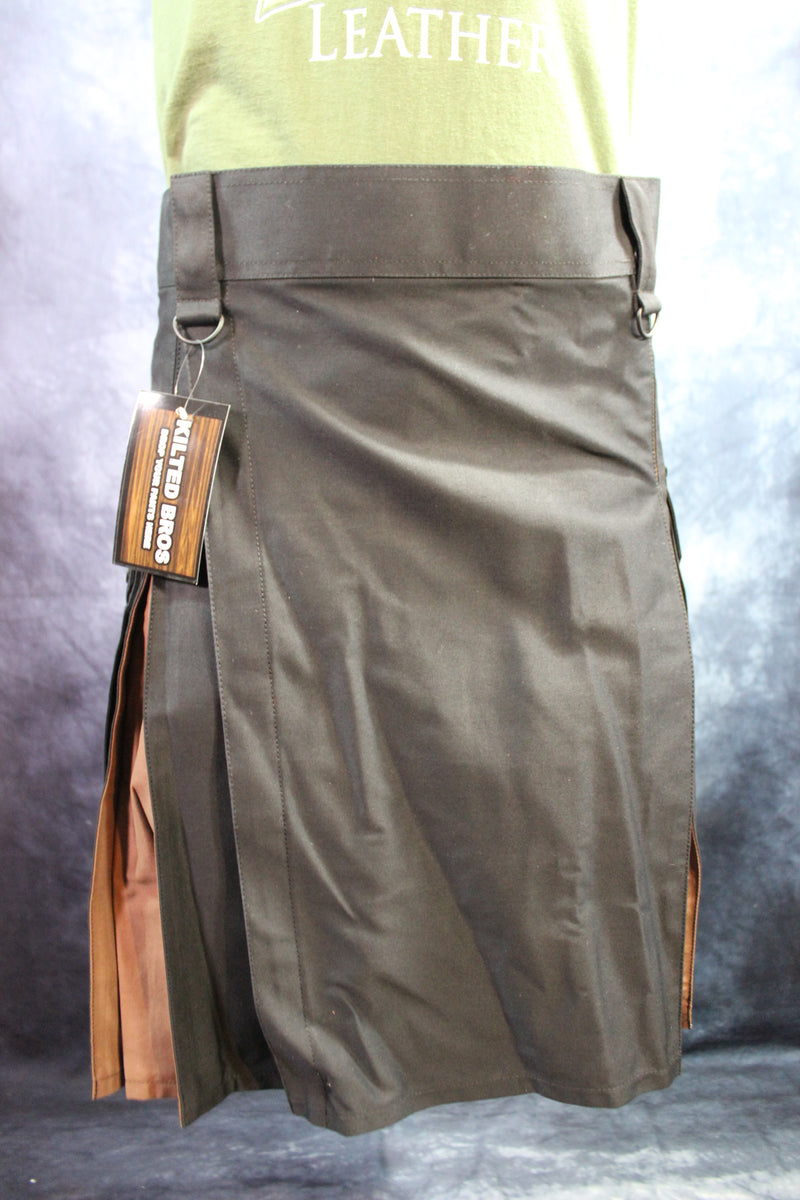 Bear Flag Pleats Utility Kilt by Kilted Bros – Wolfstryker Leather