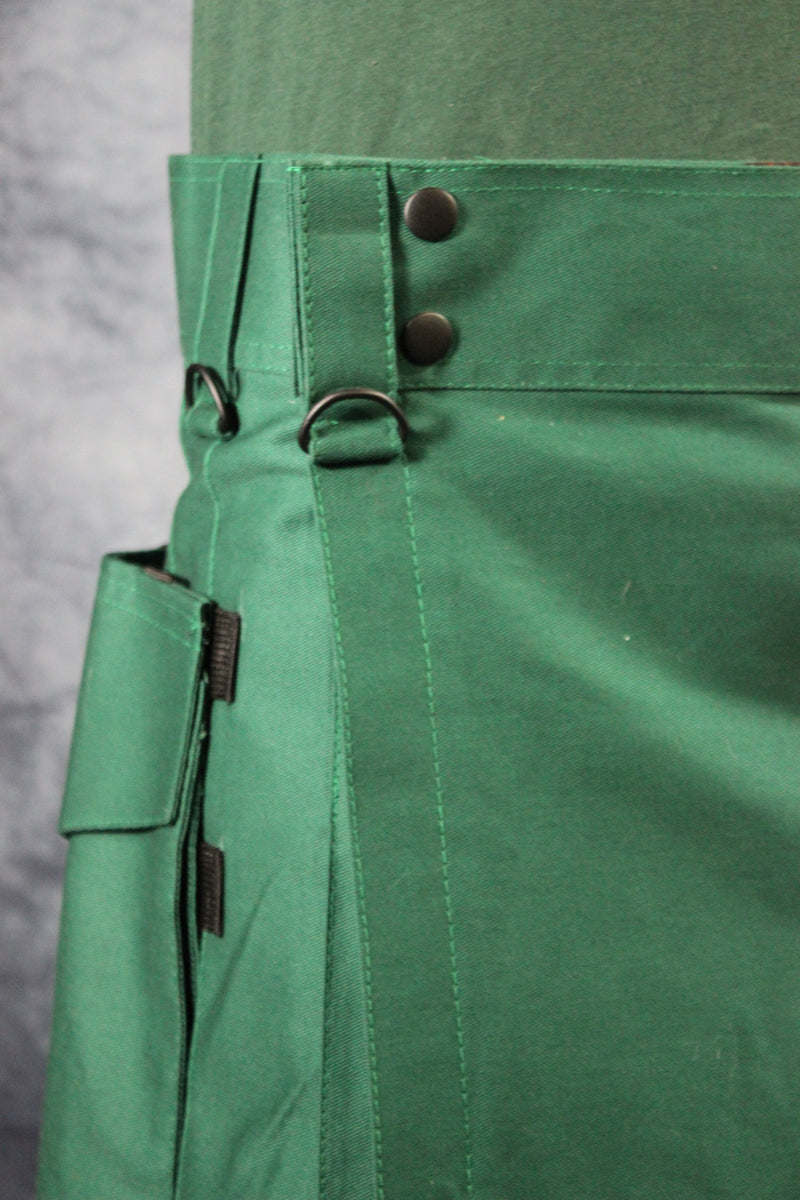 Utility Kilt in Kelly Green by KiltedBros – Wolfstryker Leather