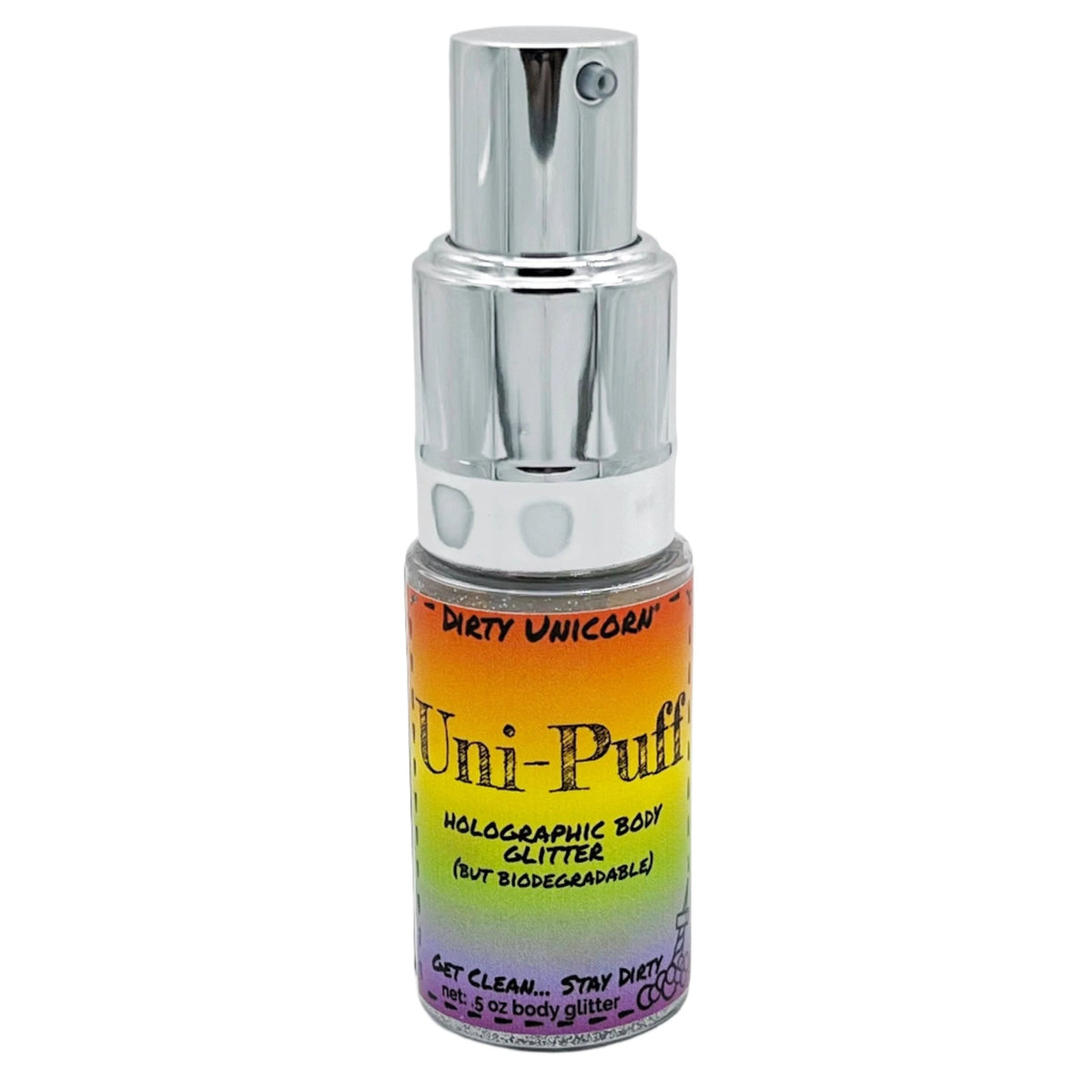 Uni-Puff - Biodegradable Holographic Body Glitter – Wolfstryker Leather