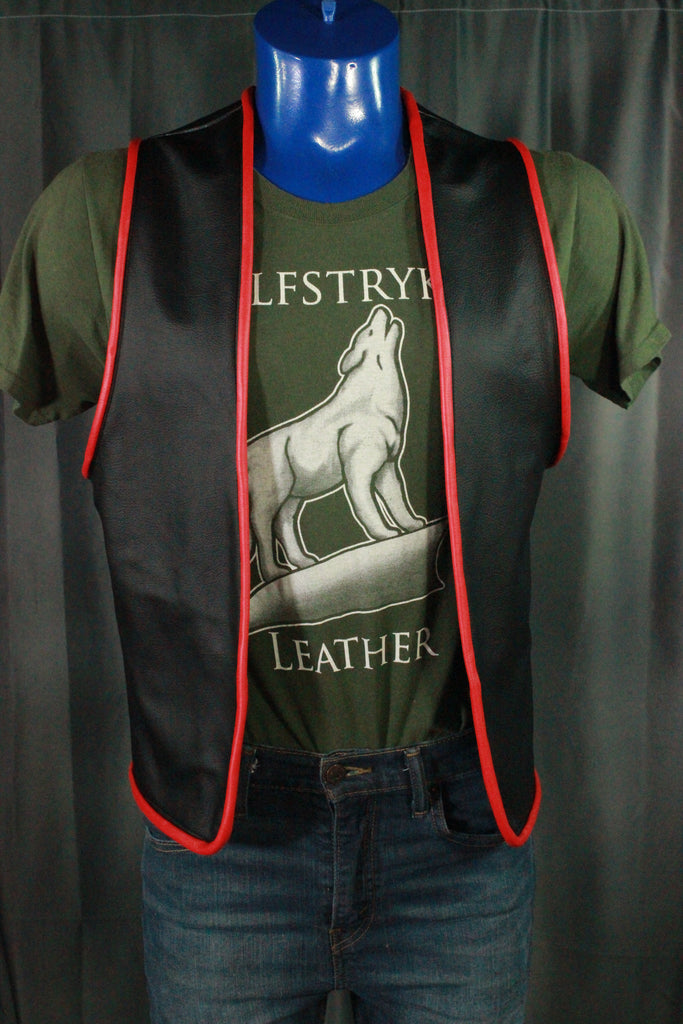 Pinstripe Bar Vest – Wolfstryker Leather