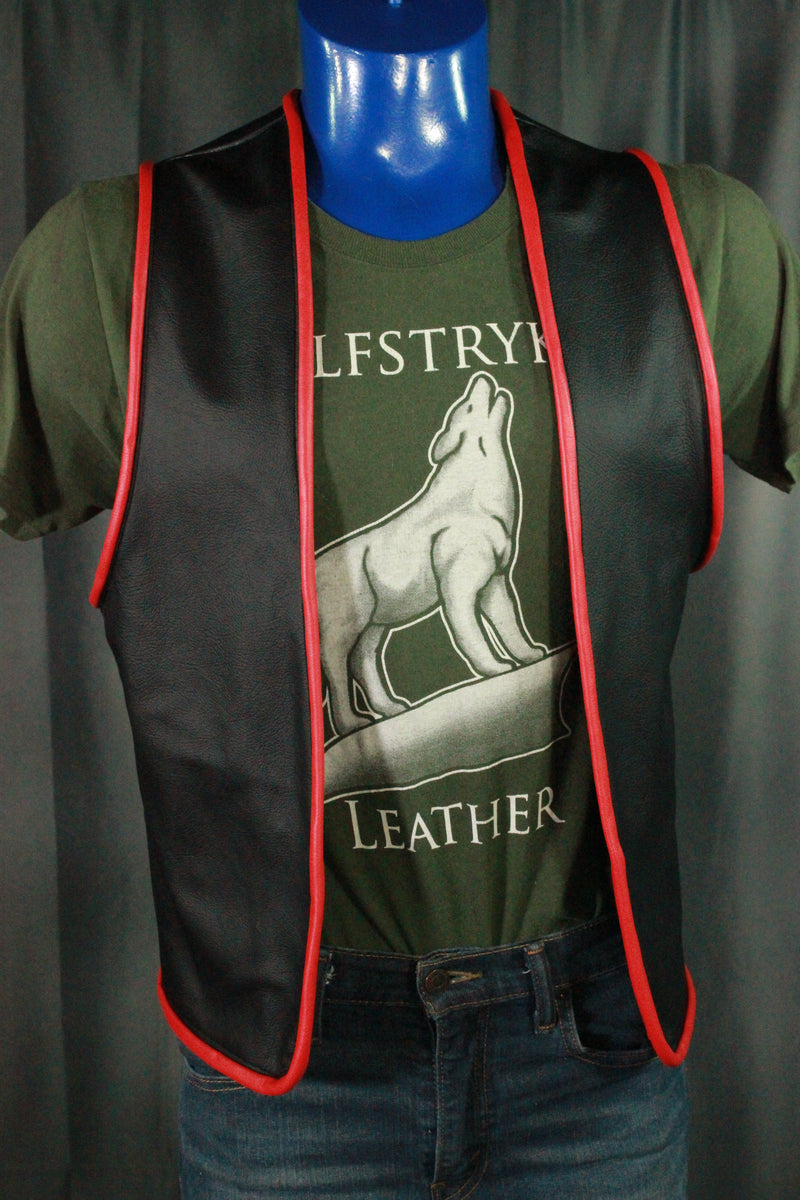Pinstripe Bar Vest – Wolfstryker Leather