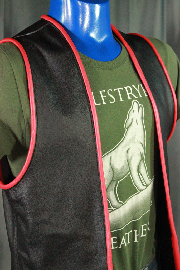 Pinstripe Bar Vest – Wolfstryker Leather