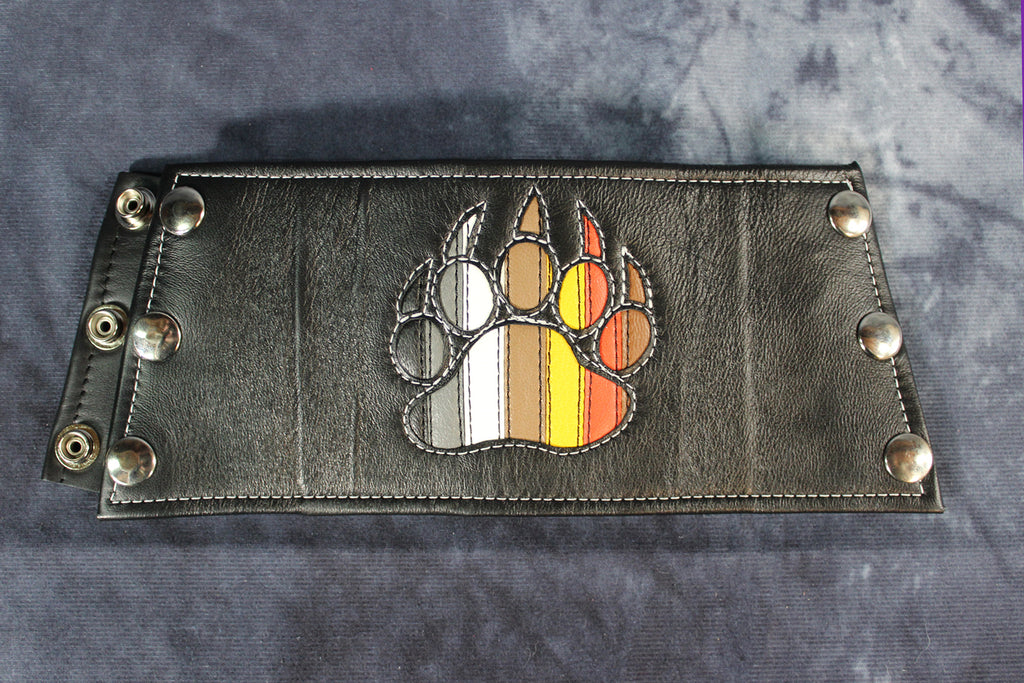 Bear Pride Bracers - Pair – Wolfstryker Leather
