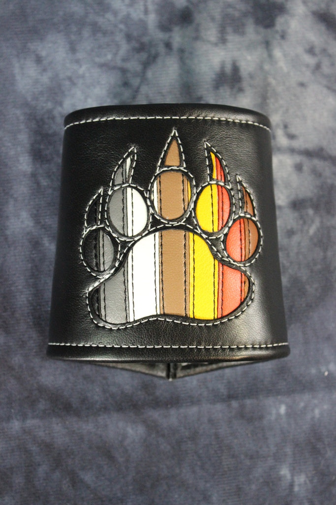 Bear Pride Bracers - Pair – Wolfstryker Leather