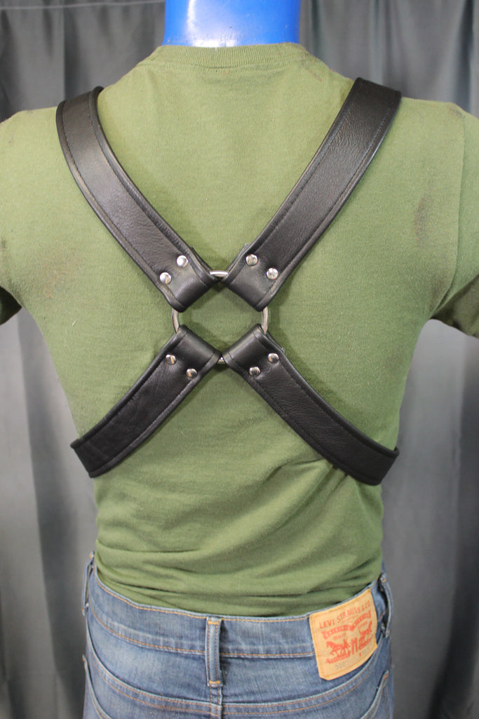 Classic X Harness with Snaps – Wolfstryker Leather