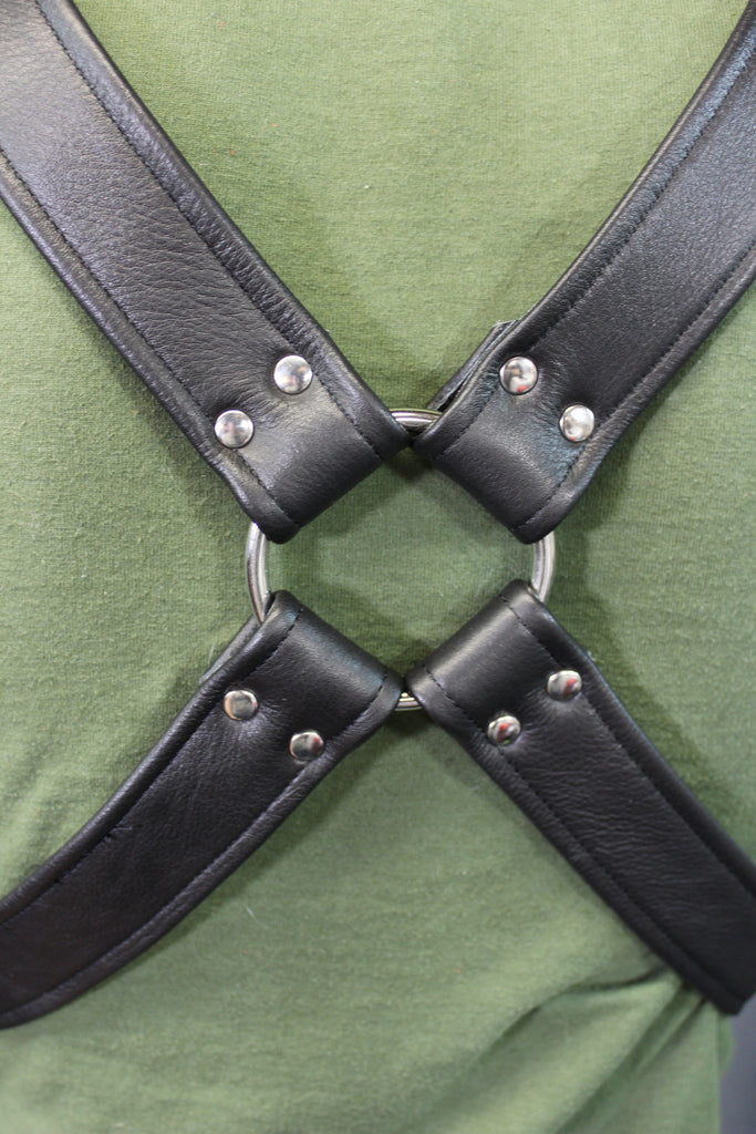 Classic X Harness with Snaps – Wolfstryker Leather
