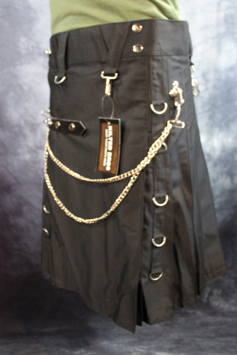 Goth Utility Kilt by Kilted Bros – Wolfstryker Leather