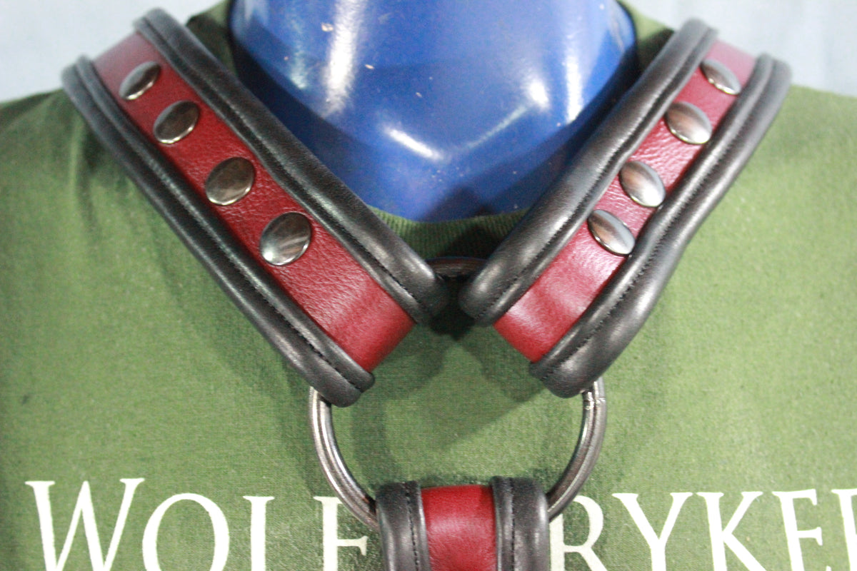 Two Tone Extended X-Harness – Wolfstryker Leather