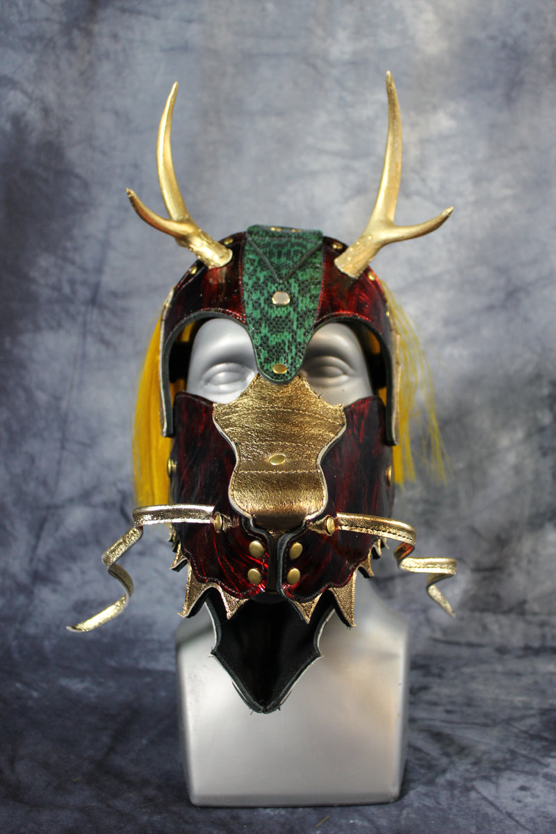 Asian Dragon Hood – Wolfstryker Leather