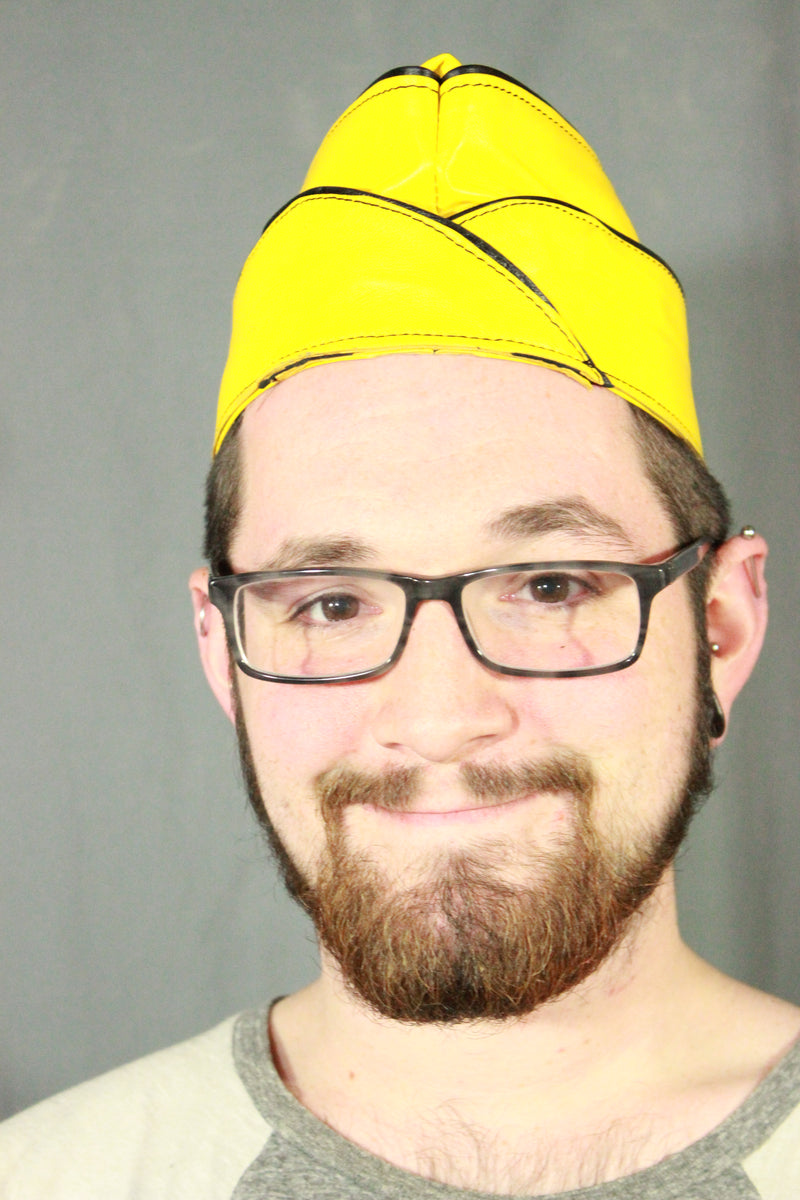 Leather Garrison Cap – Wolfstryker Leather