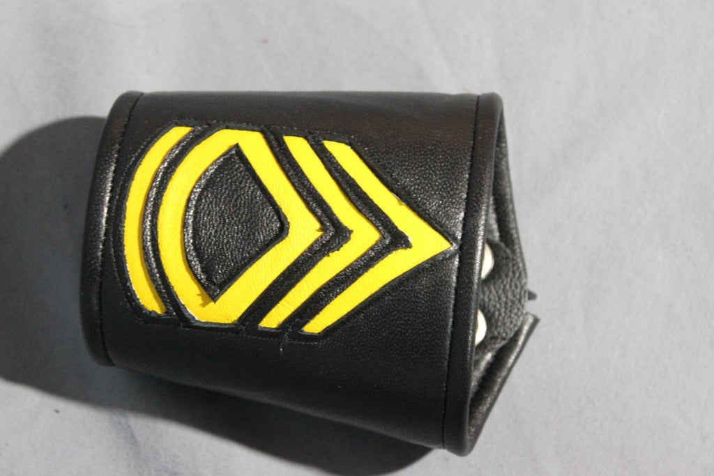 Wrist Bracer with Military Insignia - INDIVIDUAL BRACER – Wolfstryker ...