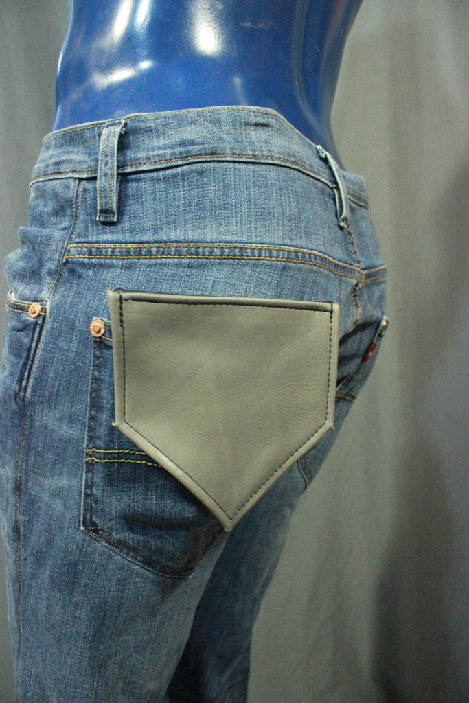 Single color leather pocket flag – Wolfstryker Leather